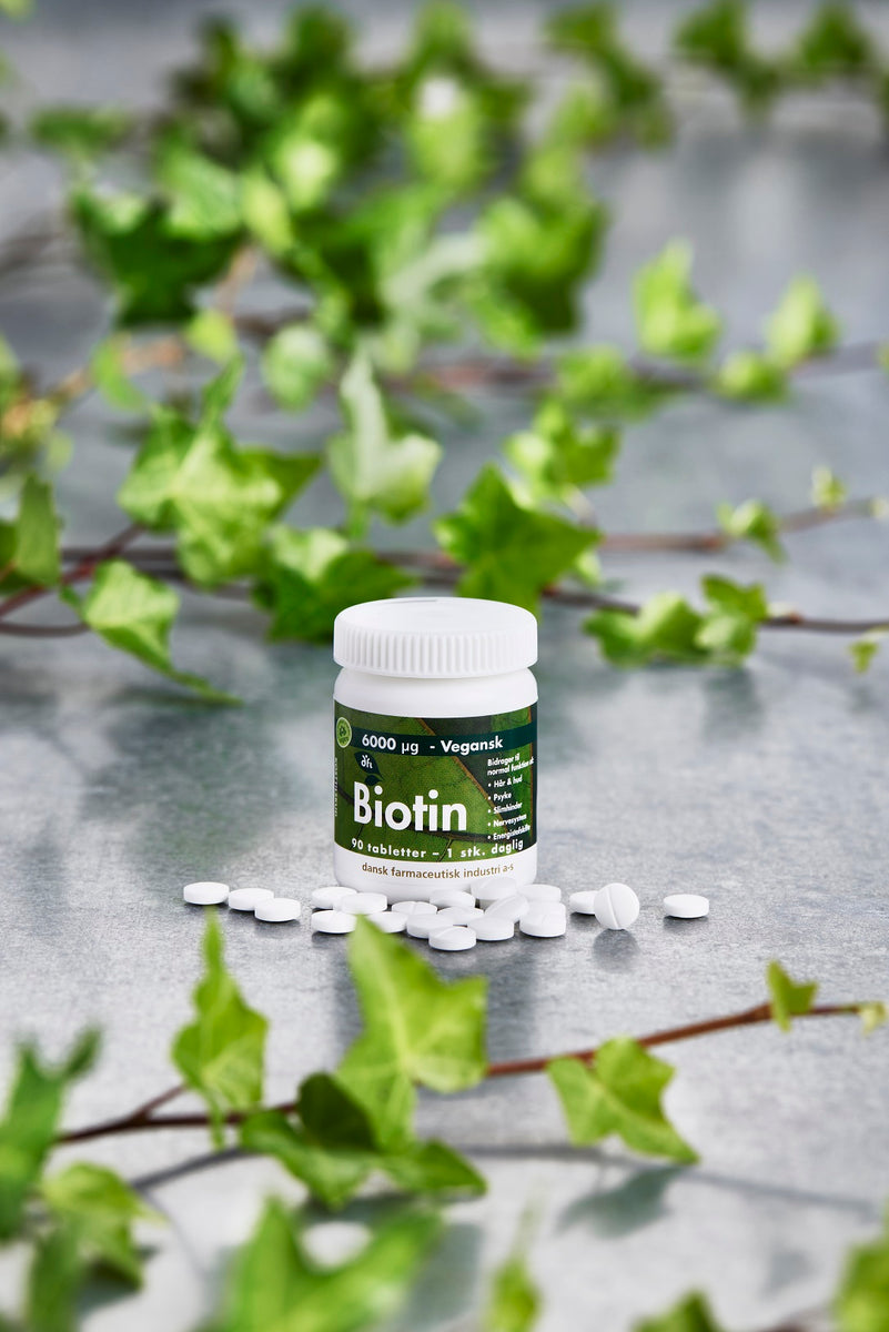 Vegansk Biotin 6000mcg | Grønne Vitaminer®